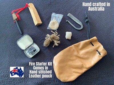 Fire starter kit -for Hikers, Camping, Trekking, Bushcraft | eBay Australia