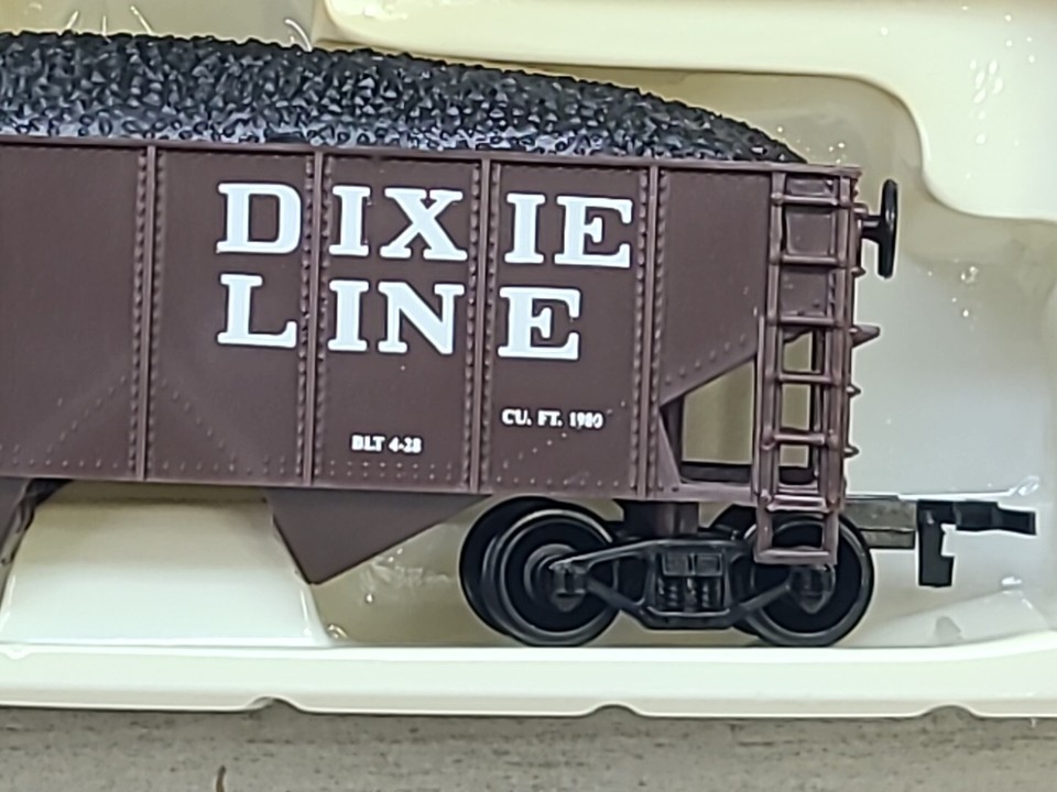 Industrial Rail Dixie Line Hopper Car Coal Load HO Scale Model Railroad ...