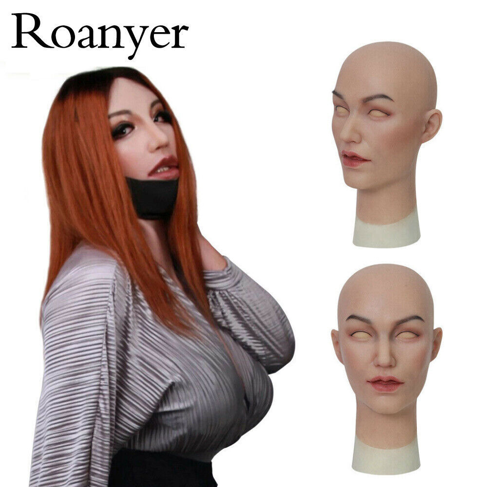 Roanyer Realistic Silicone Female Mask Cosplay Crossdresser | eBay