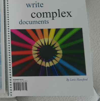 Write Complex Documents BSBWRT401A ISBN 9781921780882 Cert IV Business Admin | eBay Australia