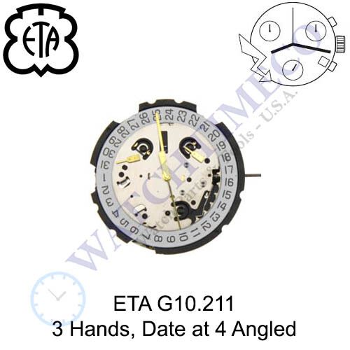 Genuine ETA G10.211 Watch Movement Swiss (Multiple variations) | eBay
