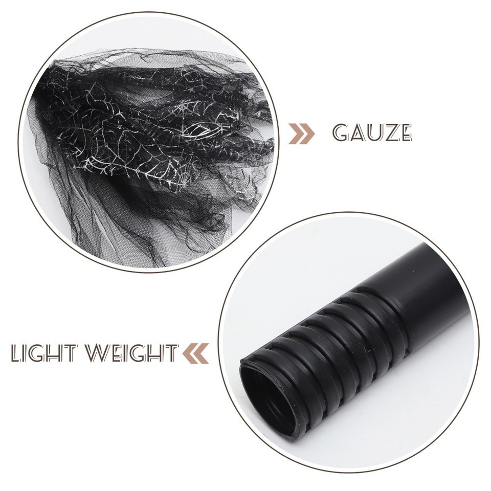 Witch Broom Halloween Party Decoration Cosplay Plastic Broom Prop ...