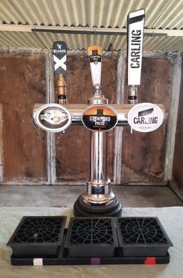 Beer pump tap home bar dispenser homebrew T bar Beer Cider Lager 3 way ...