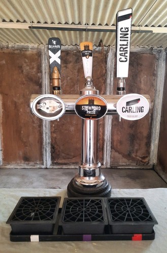 Beer pump tap home bar dispenser homebrew T bar Beer Cider Lager 3 way ...