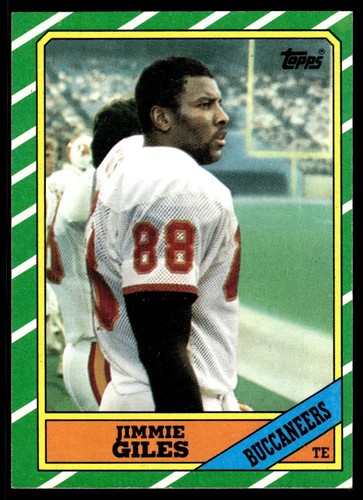 Jimmie Giles 1986 Topps #378 Tampa Bay Buccaneers 32822 Football Card ...