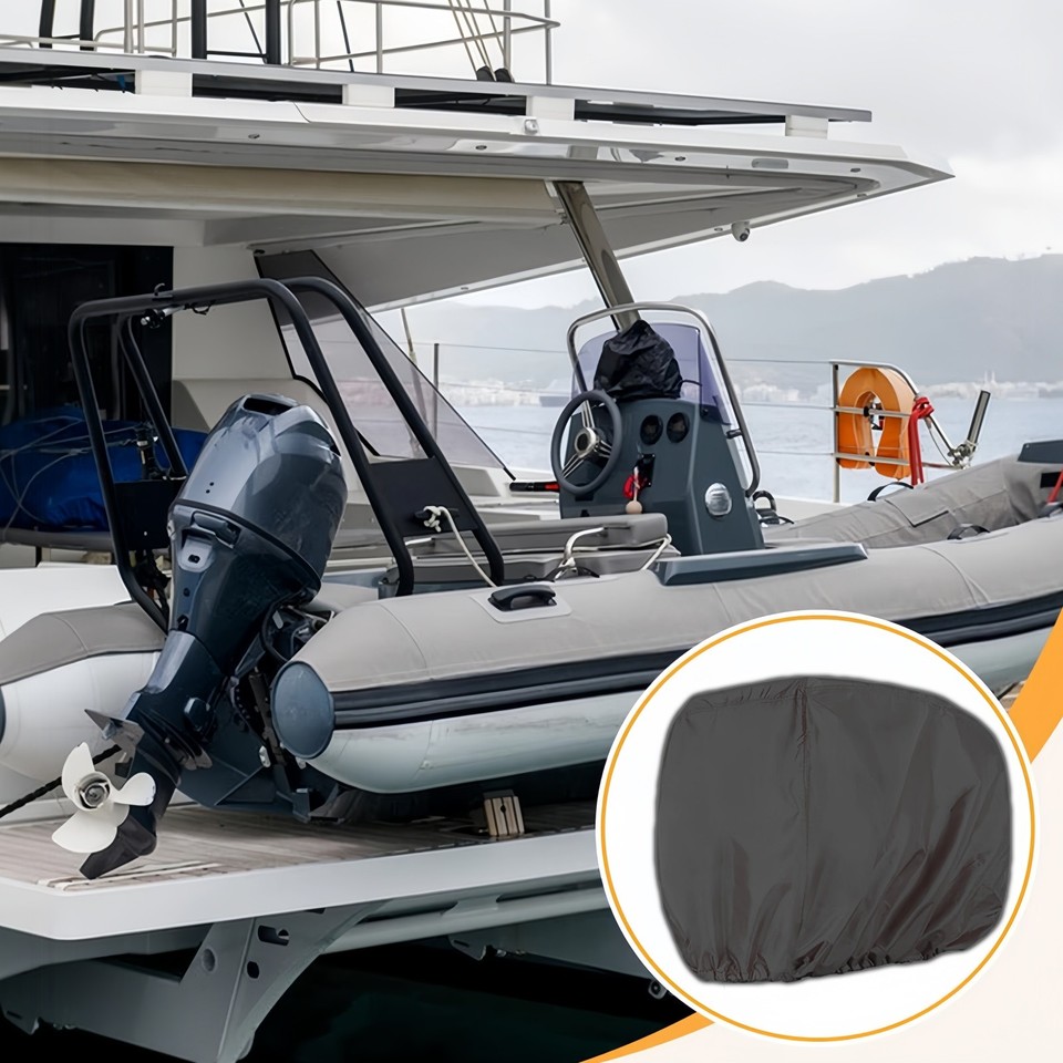 Heavy-Duty Waterproof Boat Engine Cover for Suzuki 60-100 HP Outboard ...