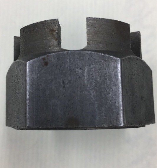 1” Castle Nut Cotter Pin Locknut, 1-14 Fine Thread, Real Castle, UNF (1 ...