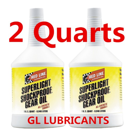 2 x Redline Superlight Shockproof Gear Oil 1-Quart | eBay Australia