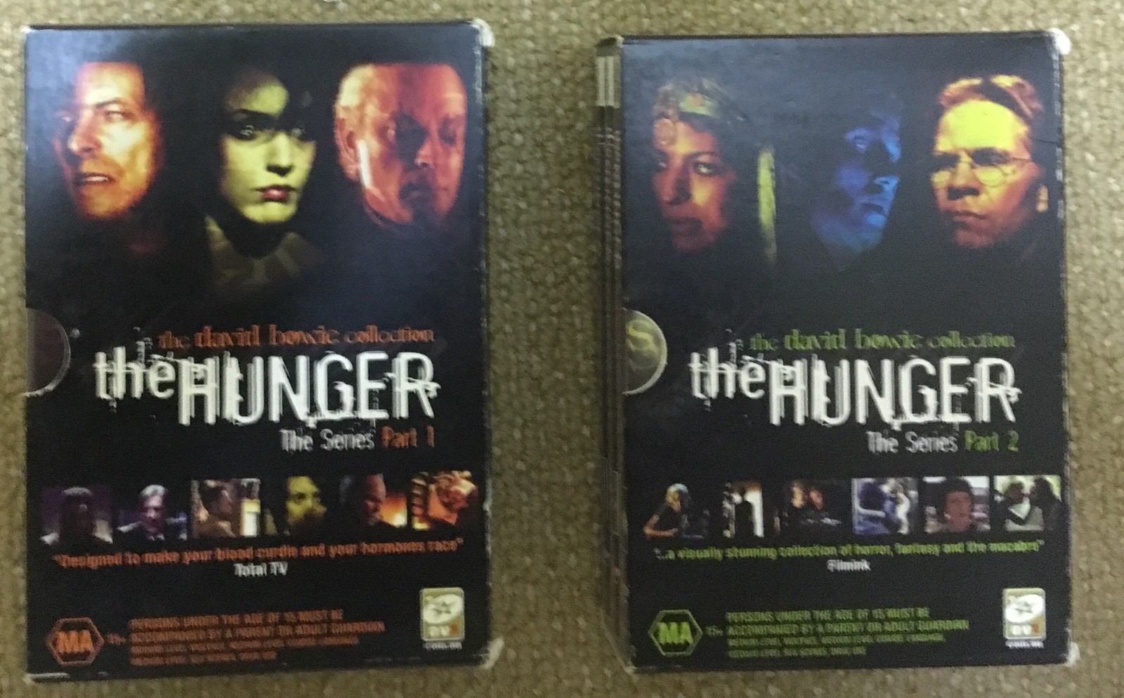 The Hunger TV Series David Bowie Collecton RARE Series 1 & 2 6DVDs ...