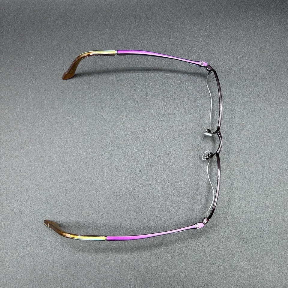 Koali 4401C Les Createurs Reunis Half-Rim Eyeglasses Frame Purple Blue ...