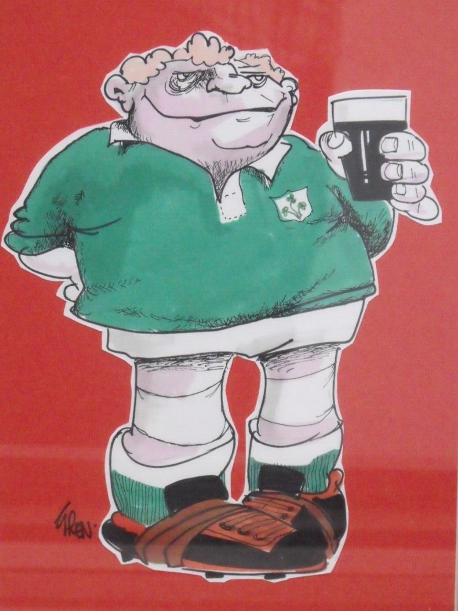 Grenfell 'Gren' Jones (Welsh) - Original Drawings - National Rugby ...