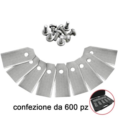 577864603 KIT 600 LAME IN ACCIAIO PER ROBOT RASAERBA McCULLOCH Rob | eBay