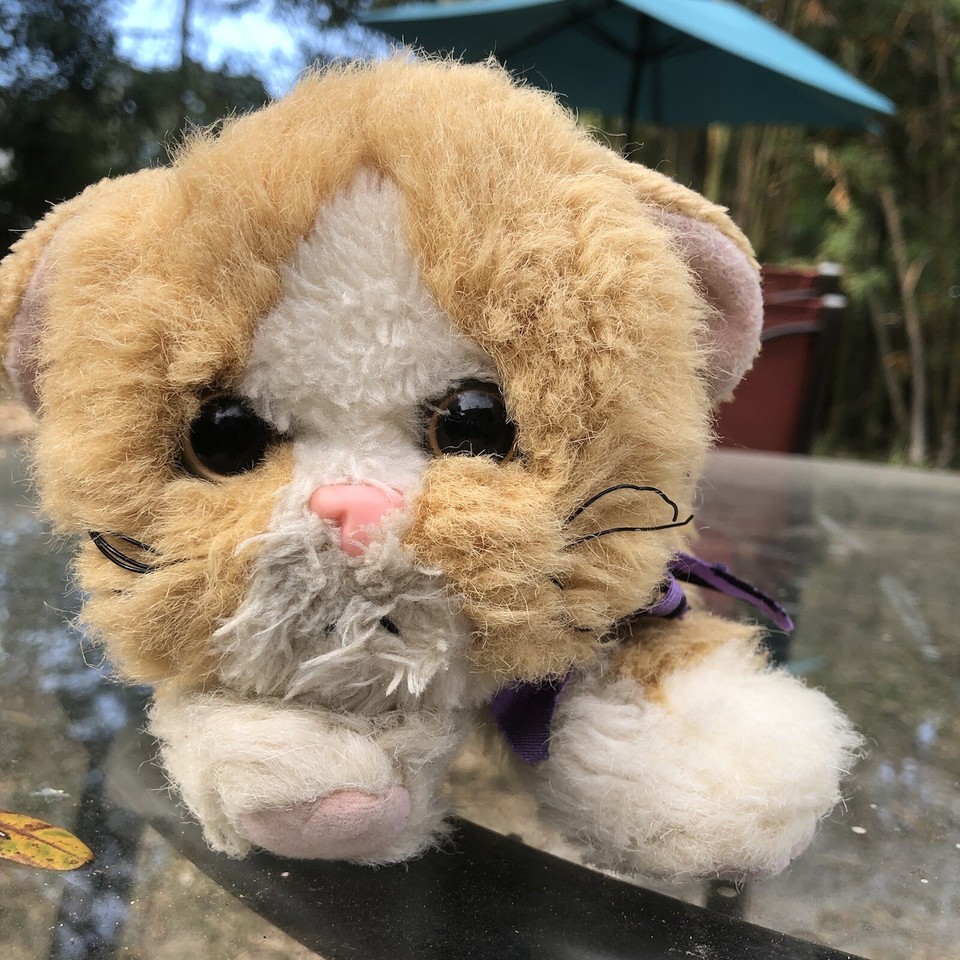 Vtg Tyco Kitty Kitty Kittens Plush Jungle Kitten Orange White Cat Lion ...