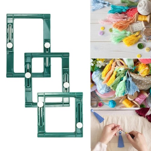 Ajustable Handmade Tassel Maker Square Hand-knitting Tool Household ...