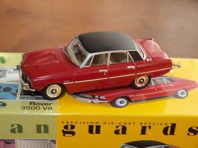 CORGI VANGUARDS, ROVER P6 3500 V8, IN MONZA RED...1/43 SCALE MODEL CAR ...