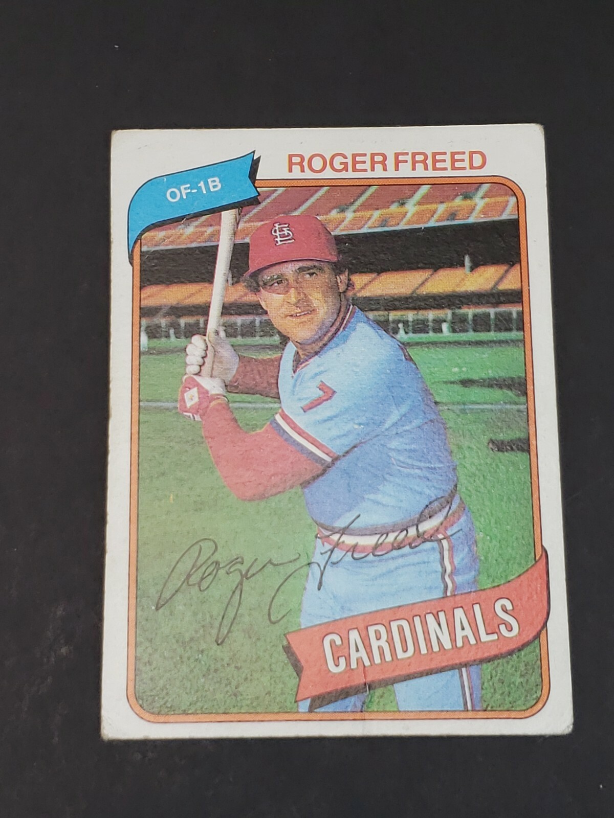 1980 Topps #418 - Roger Freed DP - St. Louis Cardinals Outfield 1st ...