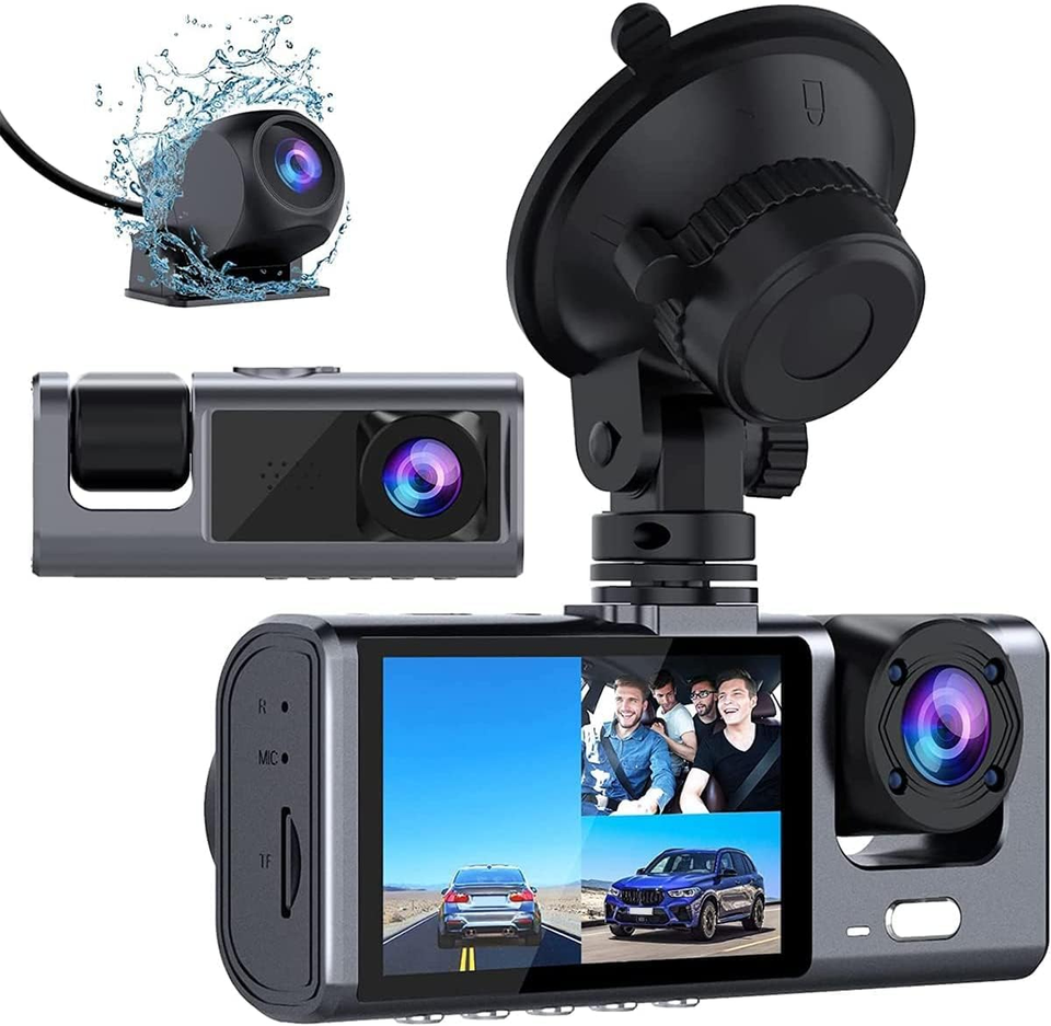 Dual Dash Cam 1080P 720P Front and Rear Car Recorder Dashcam for Cars ...