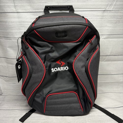 Ogio Hatch Backpack PROMO Merch Book Bag Laptop Black Red 91001 NEW | eBay