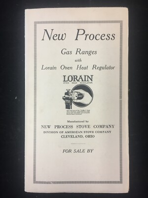 1920'S NEW PROCESS GAS RANGES ILLUSTRATED FOLDOUT CATALOG, CLEVELAND ...