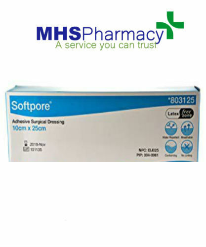 Softpore Dressings 10 x 25 cm | Wounds Ulcers | Adhesive | eBay UK