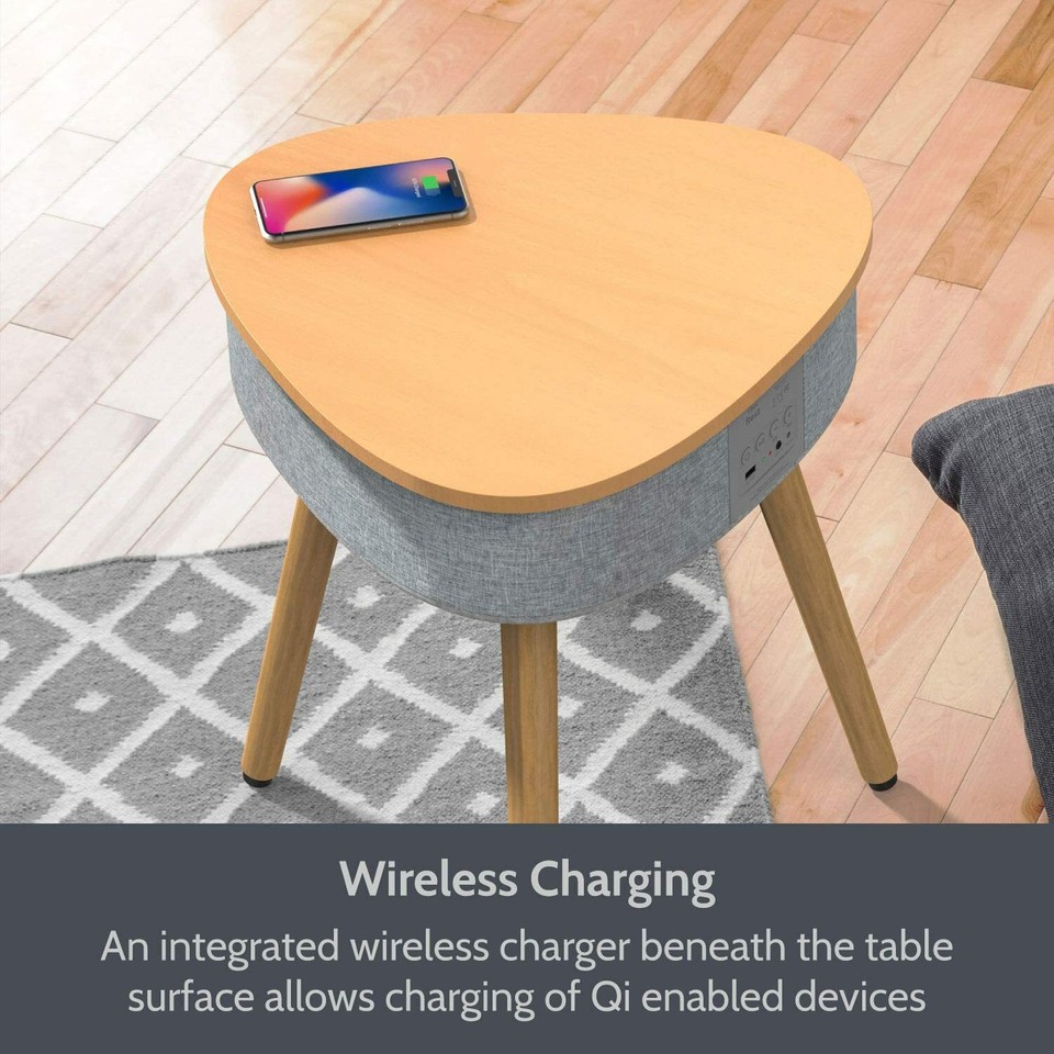 Portable Smart Side Table Bluetooth Speaker With Wireless & USB ...
