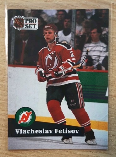 1991-92 PRO SET VIACHESLAV FETISOV #142 NEW JERSEY DEVILS | eBay
