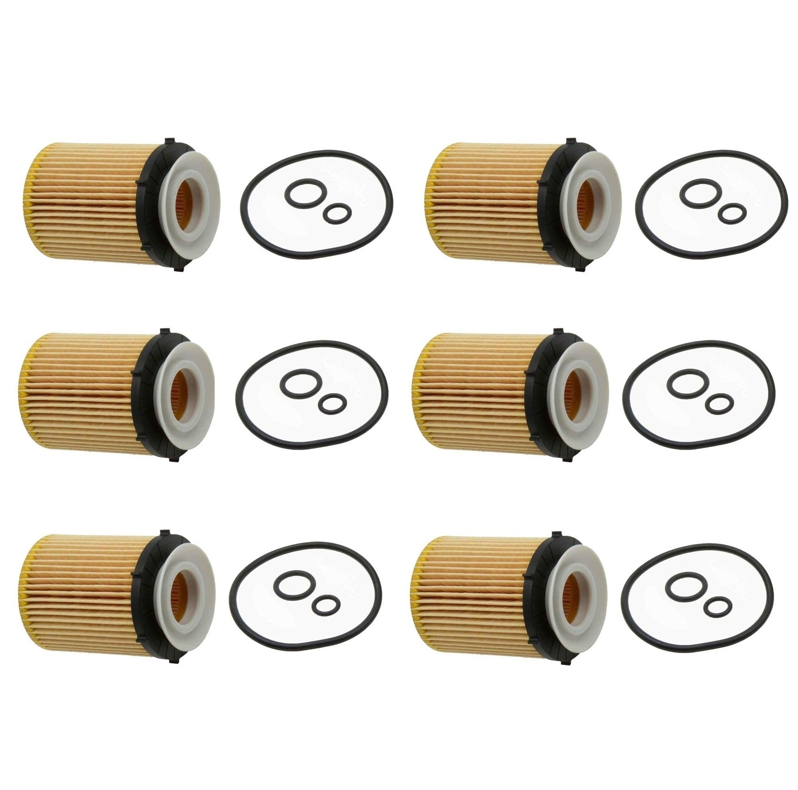 OEM Mann Set of 6 Engine Oil Filters For Mercedes W205 C117 X156 S213 ...