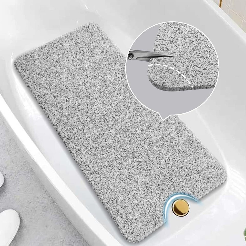 Soft Textured Shower Mat, Non Slip Anti Mould for Inside Shower ...