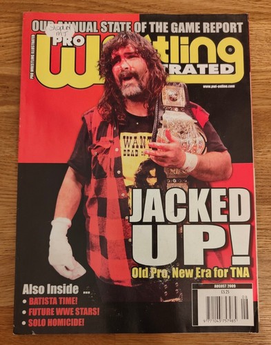 MAGAZINE - PWI Pro Wrestling Illustrated Aug 2009 Mankind Mick Foley ...