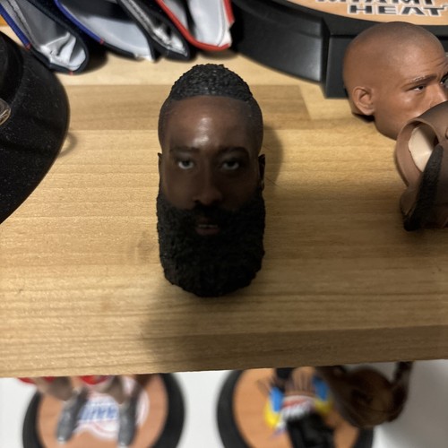 1/6 James Harden Head Sculpt NBA For 12" Enterbay Hot Toy With Rockets ...