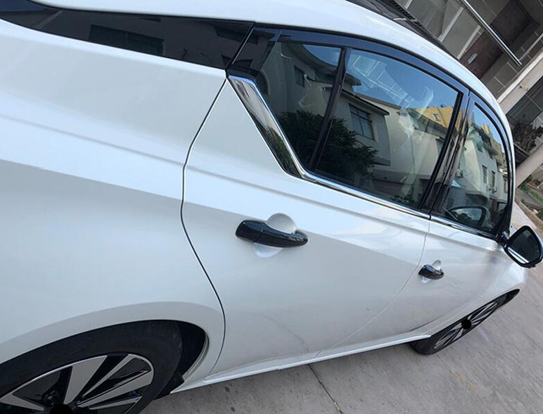 For Nissan Altima 2019-2020 Carbon Fiber Look Side Door Handle Catch ...