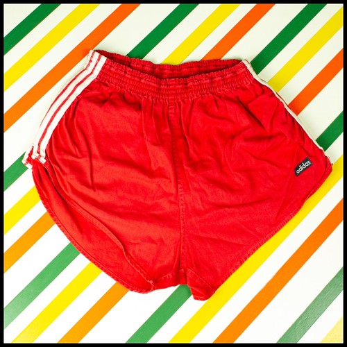 Adidas Coton Rouge SPORTS Short Taille 34/M-L ` Ouest Allemagne 606 B ...
