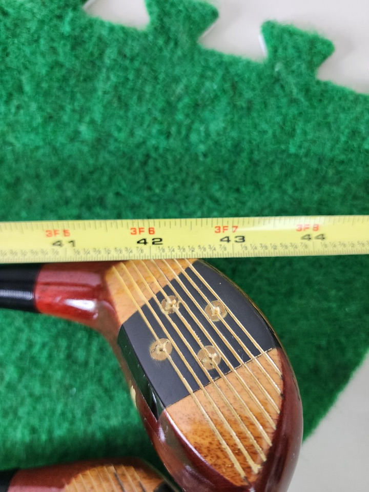 Vtg Golfcraft Staff Club Set 1,3,4 Woods RH Stiff Pro Flex Steel (3 ...