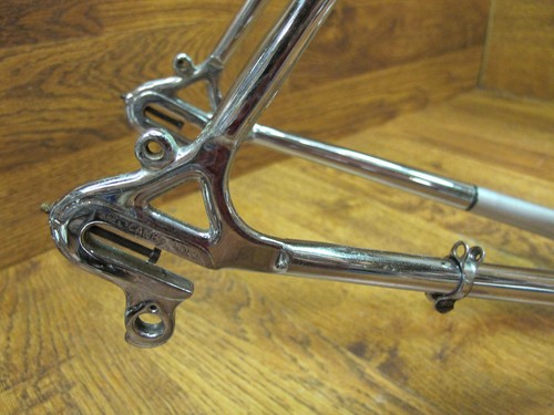 VINTAGE ATALA CHROMED LUGGED STEEL ROAD BIKE FRAME SET - FOR PARTS ...