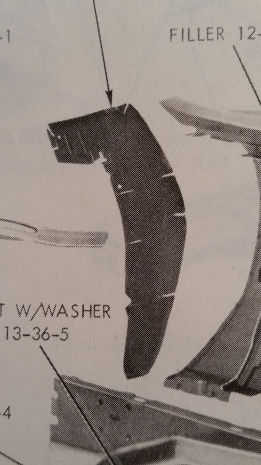 1971 1972 Plymouth Road Runner Satellite 2 door rear of fender splash ...