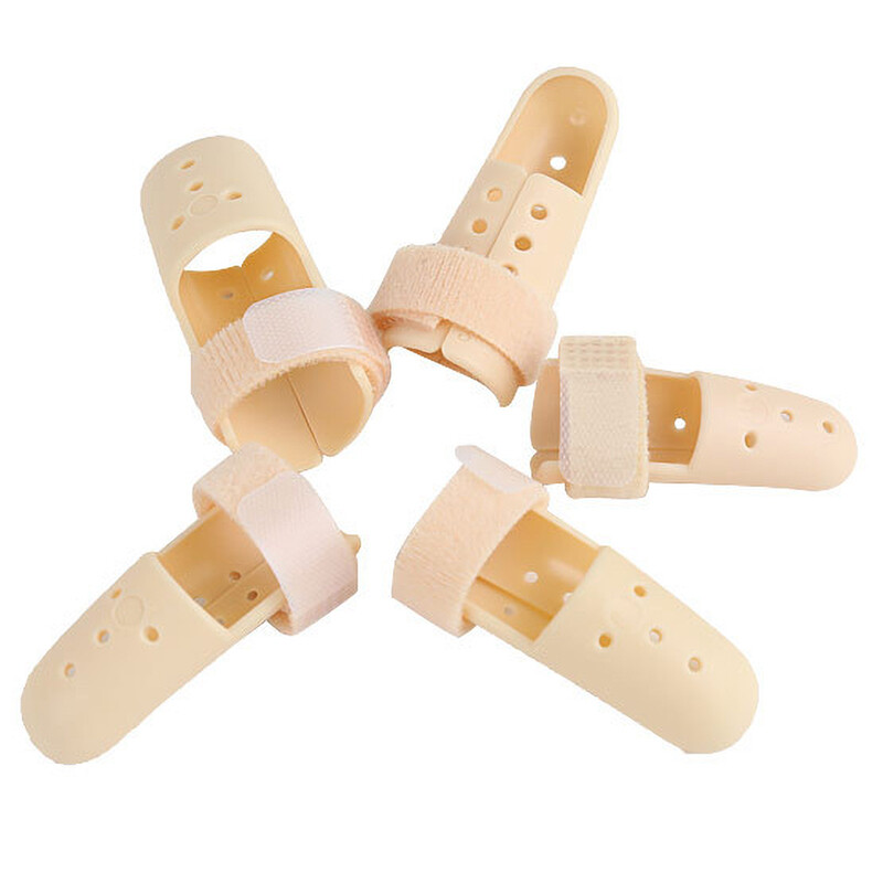 6 Size Plastic Mallet Finger Splint Joint Support Brace Protection ...