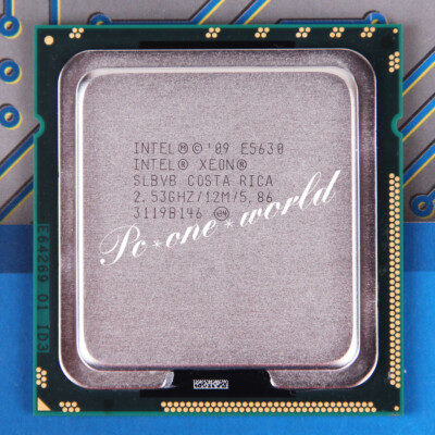 Intel Xeon L5520 L5630 E5520 E5620 E5630 L5640 Quad-Core LGA1366 ...