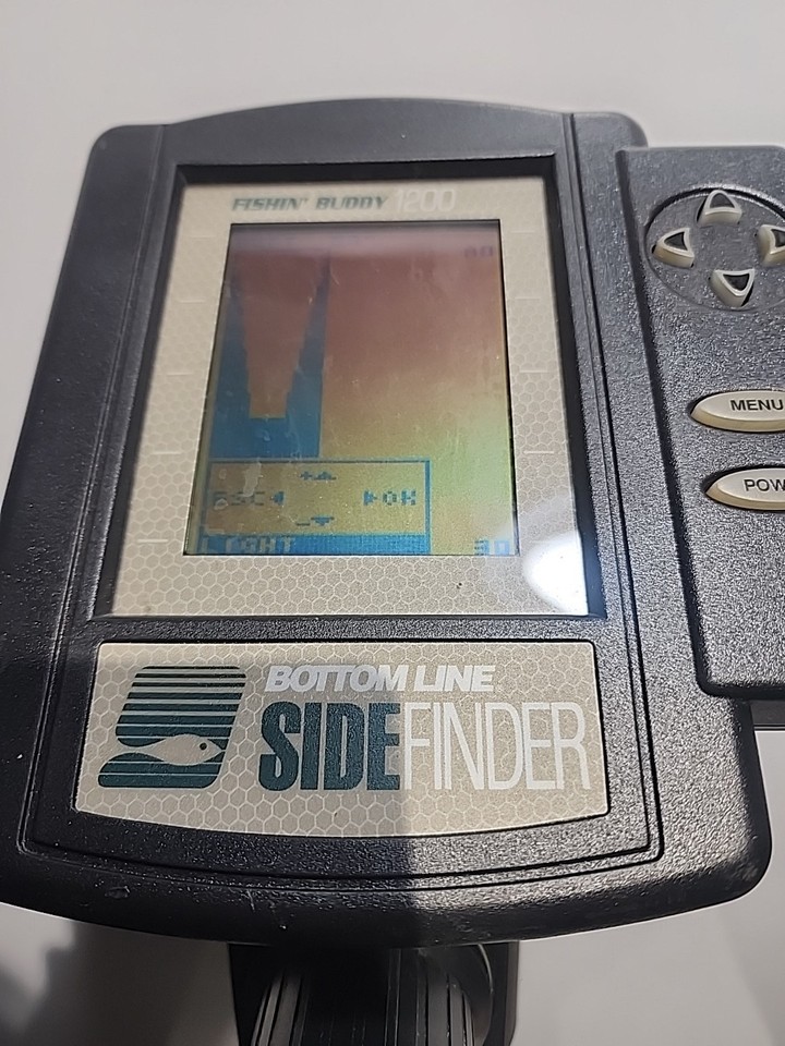 BOTTOM LINE FISHIN BUDDY 1200 SIDEFINDER PORTABLE FISH FINDER | eBay