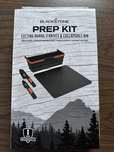 Blackstone Prep Kit 4 Piece - Includes Cutting Board, 2 Knives ...