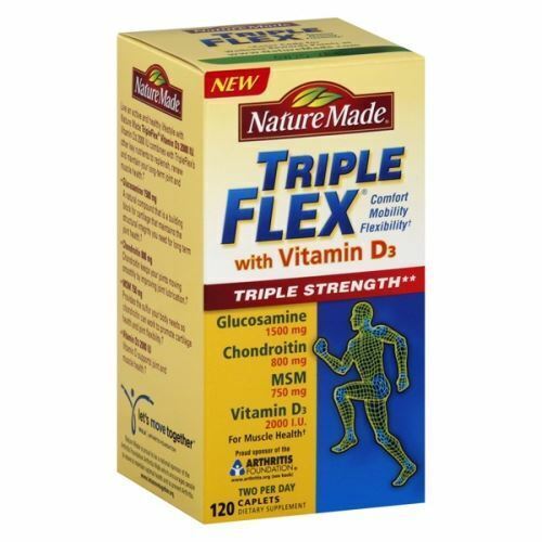 Nature Made TripleFlex Triple Strength Caplets - Pack of 120 for sale ...