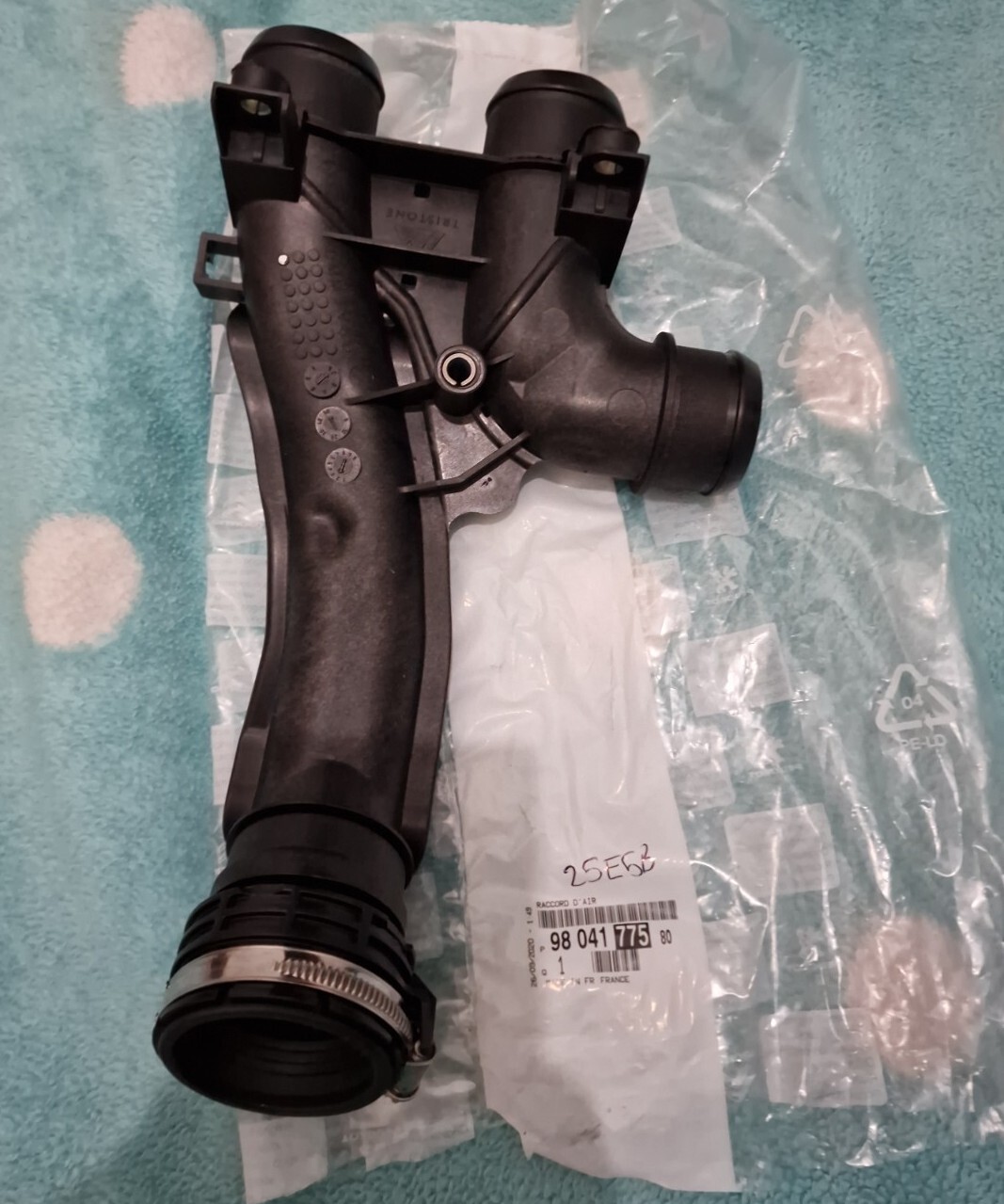 CITROEN C4 Cactus 2016 LHD 1.6 HDi Diesel Intercooler Hose Pipe ...