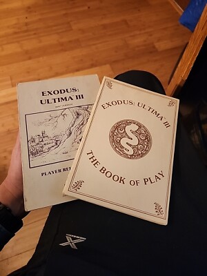 Exodus Ultima III IBM Book of Play and Player Reference Card 1983 IBM ...