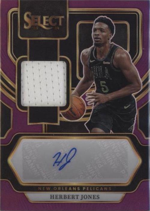 2023-24 Panini Select - Autographed Memorabilia Herbert Jones #AM-HER ...