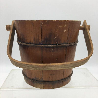 Primitives - Wood Wooden Bucket