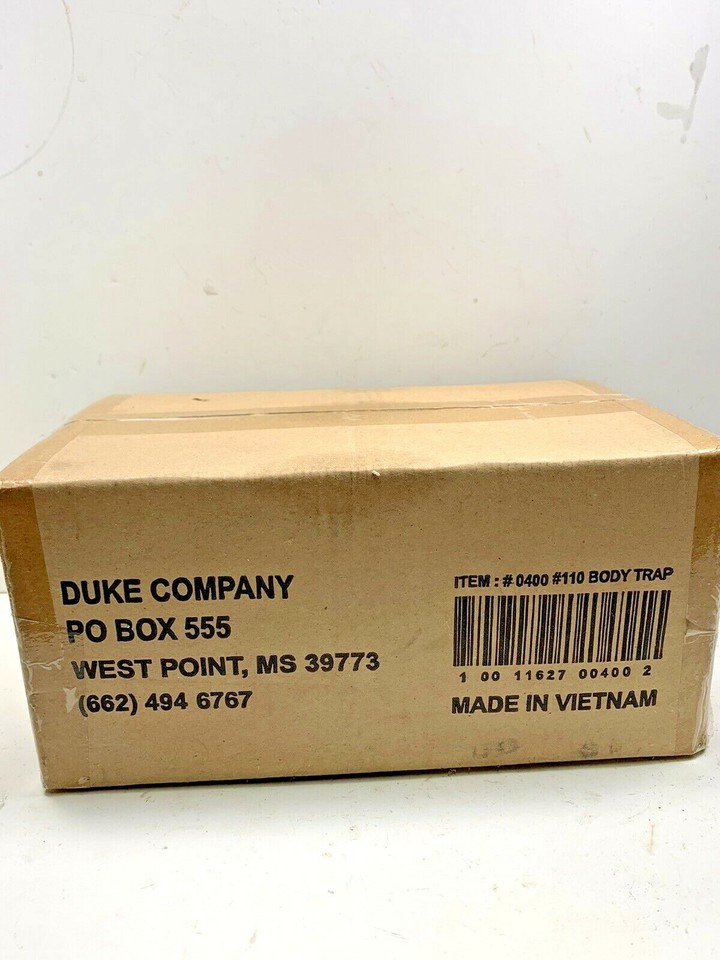 6 DUKE 110 Body Grip Trap (CONIBEAR SQUIRREL MUSKRAT MINK SURVIVAL ...