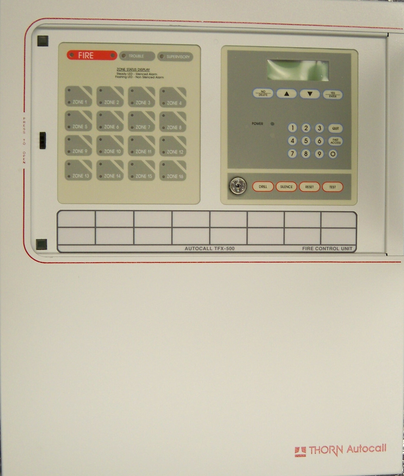 Autocall Grinnell Thorn TFX 500 Minerva Fire Alarm Panel, Complete, NEW ...