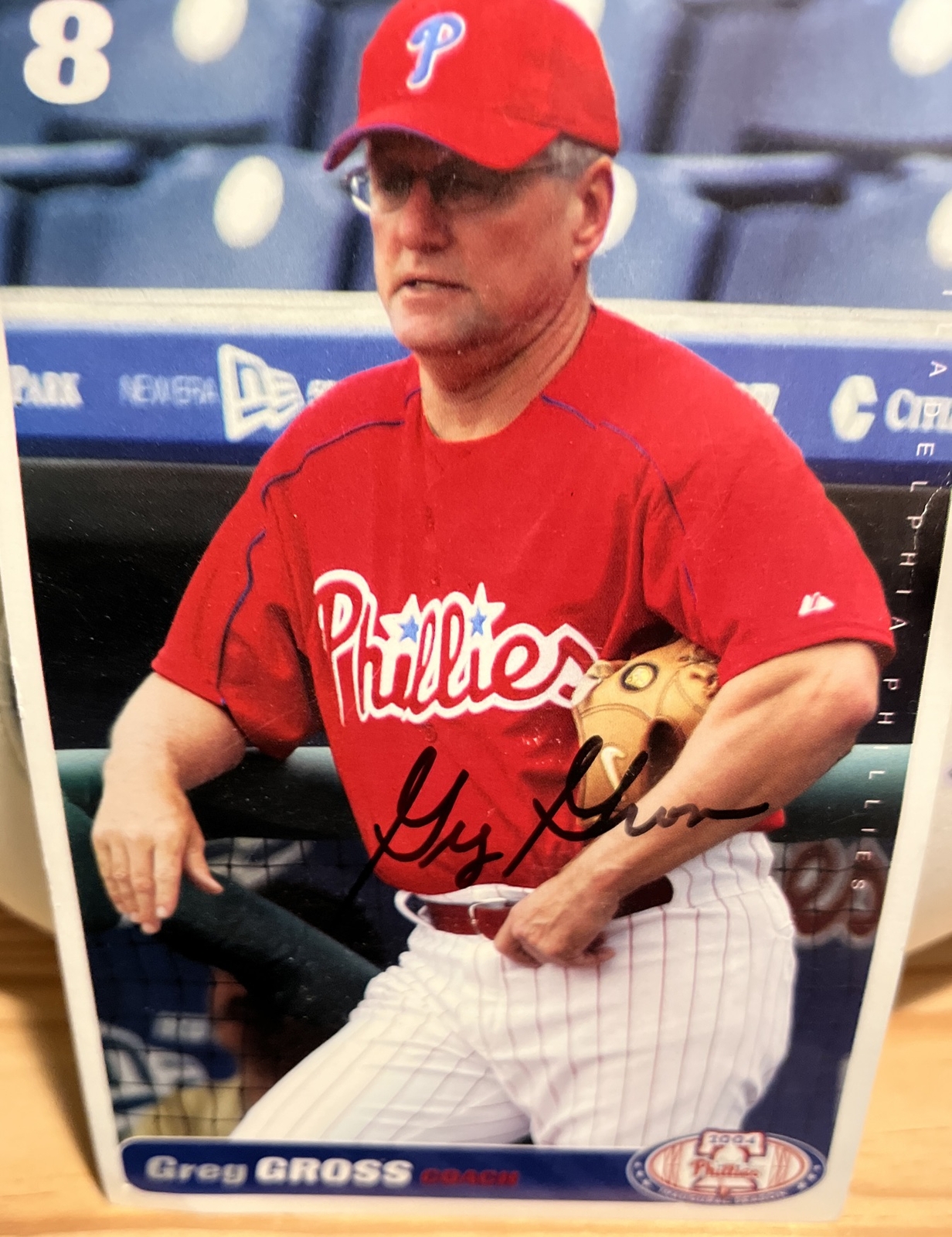 Greg Gross Philadelphia Phillies Autographed Photo Card 4x6 | eBay