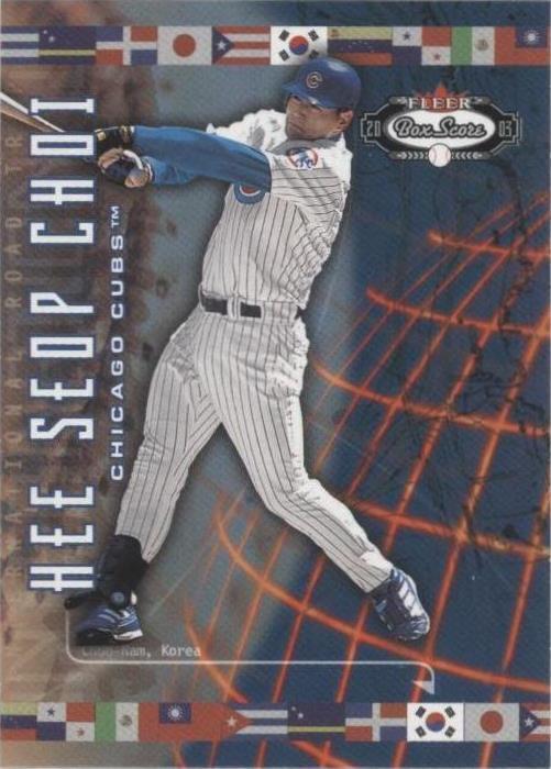 2003 Fleer Box Score - International Road Trip Hee Seop Choi #212 for ...