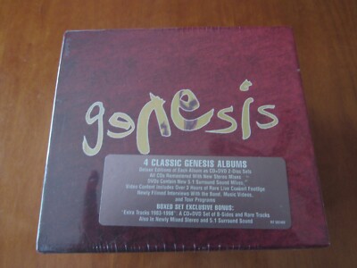 Genesis 1983-1998 CD/DVD Box Set New SEALED, Phil Collins, 80's, 90's ...