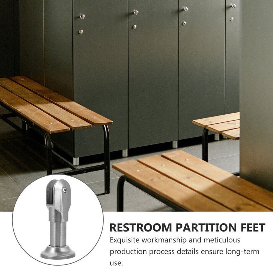 Long lasting Restroom Partition Brackets with Stainless Steel Stand ...
